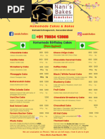 Conti's Cake Price List 2025 | PDF | Cakes | Cheesecake