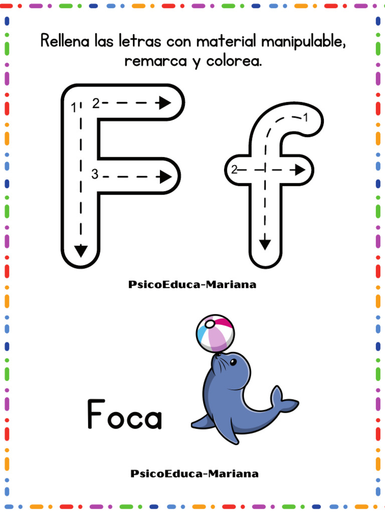 Letra F | PDF
