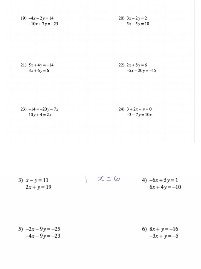 Simultaneous Eqn | PDF
