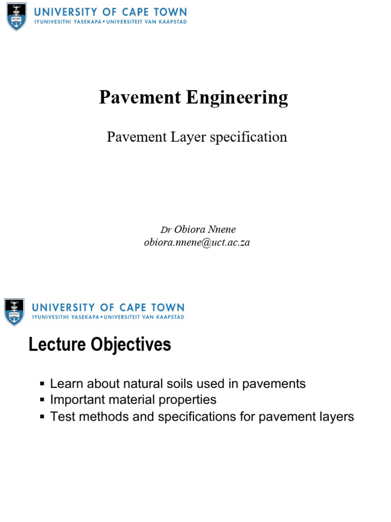 Pavement Layer Specification 2023 | PDF | Road Surface | Soil