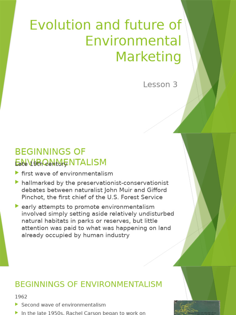 Evolution and Future of Environmental Marketing | PDF | Sustainability ...