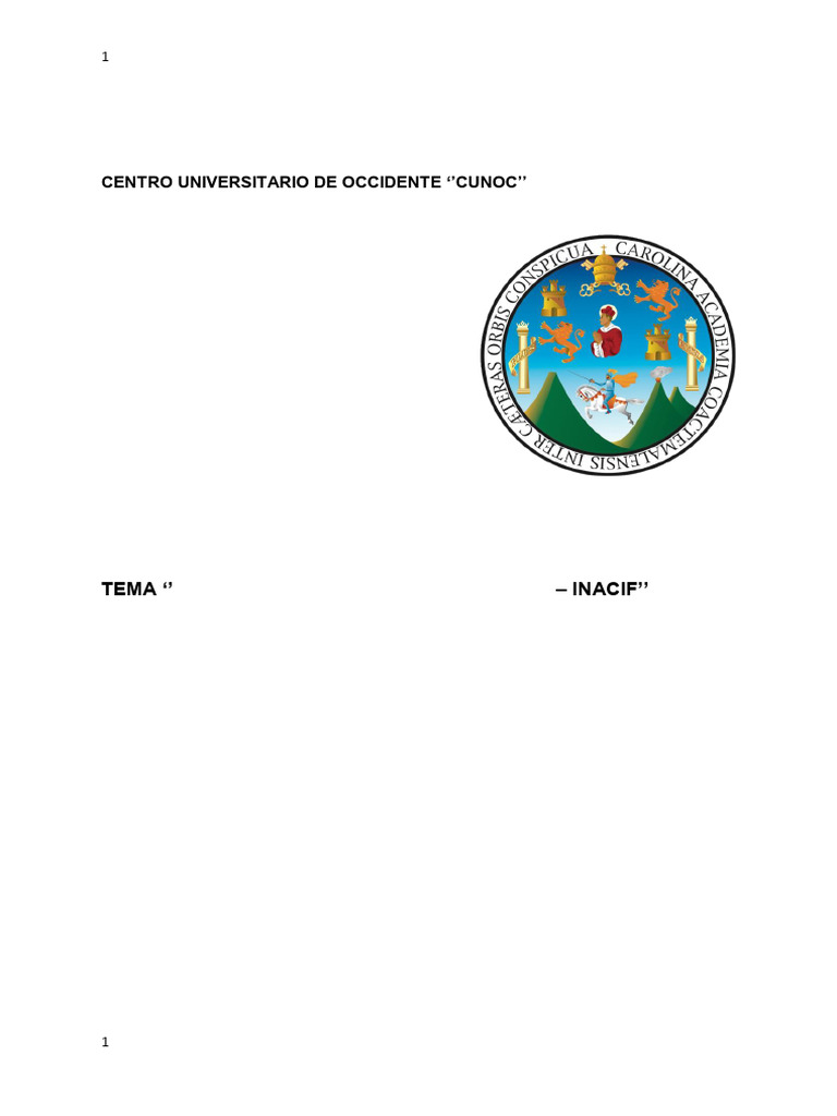INACIF: Servicios y Funciones Forenses | PDF | Ciencia forense ...