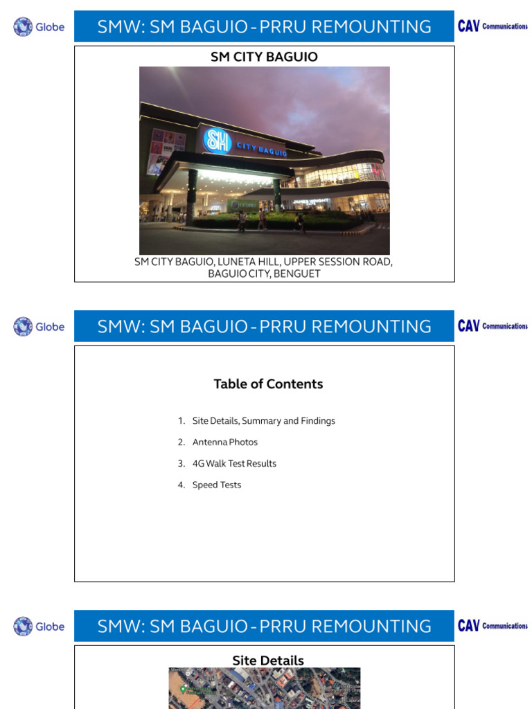 SM City Baguio SMW 2025 Survey Report CAV R2 24april2025 | PDF | Room | Building Technology