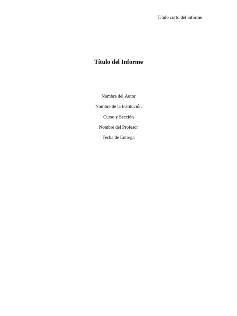 Plantilla APA 7 | PDF