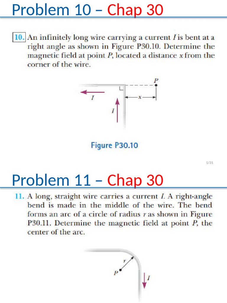 Chapter 30 Problem Set Solutions | PDF