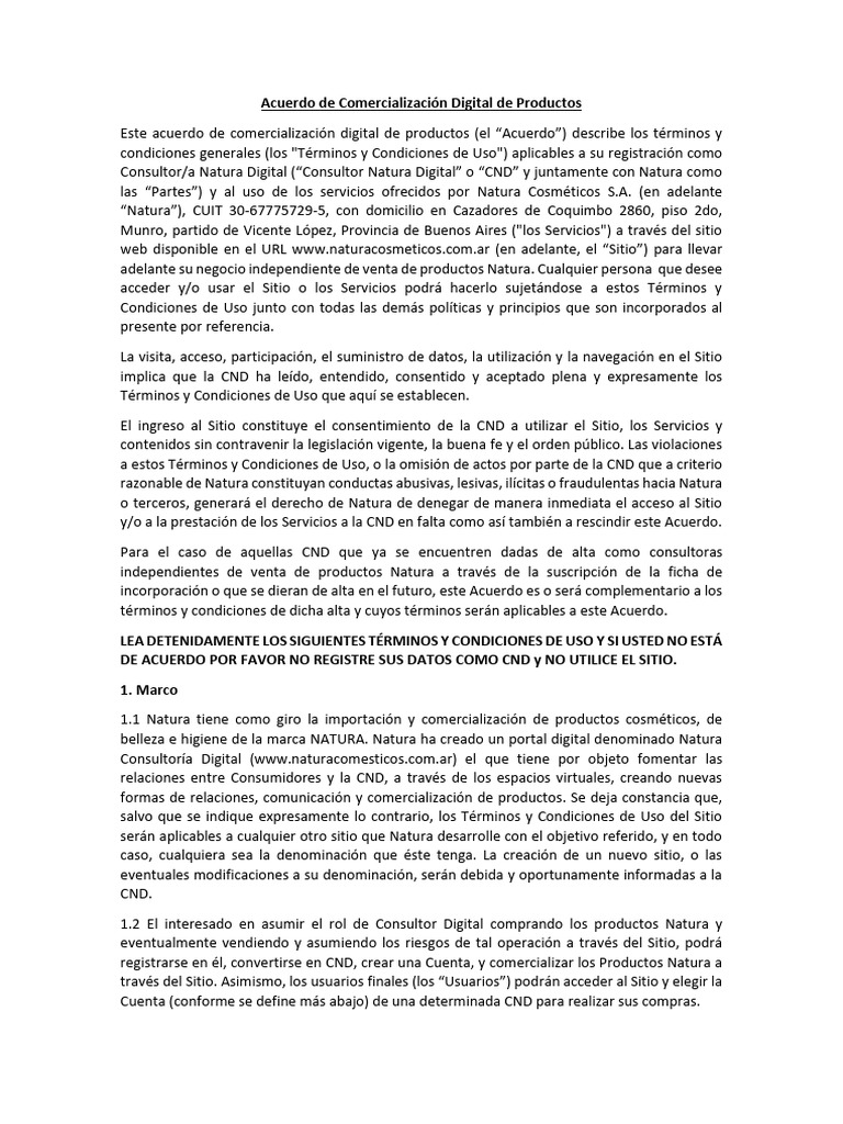 Tyc Natura | PDF | Internet | Daños y perjuicios