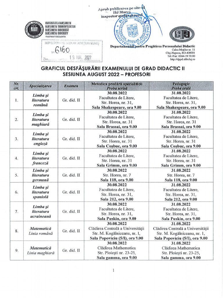 Ubb Cluj Napoca | PDF