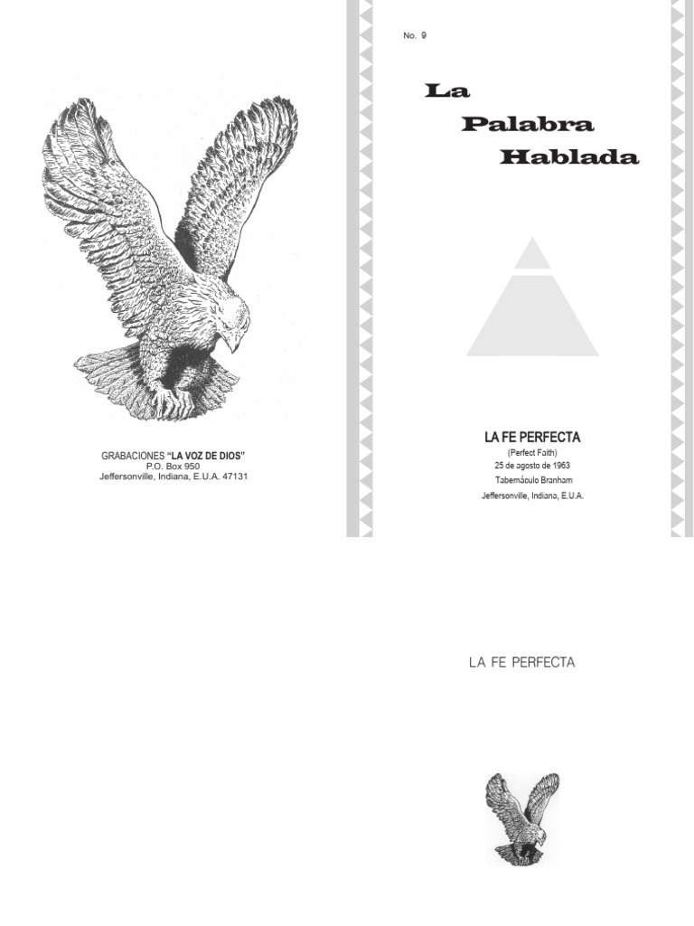 La Fe Perfecta de Branham | PDF | Fe | Oración