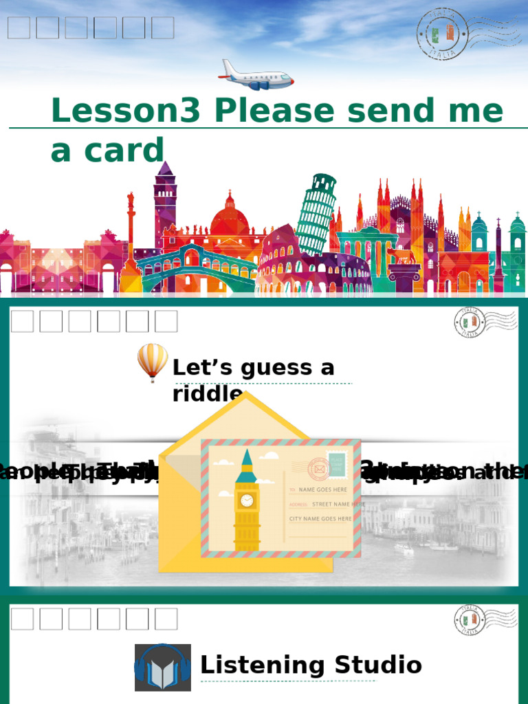 Yuki严精品课件Lesson3 New Concept English 2 Lesson 3 | PDF