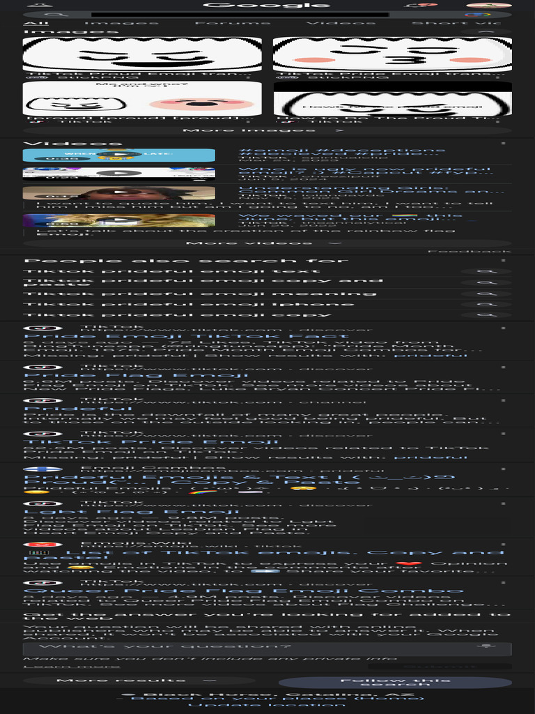 Tiktok Prideful Emoji - Google Search | PDF