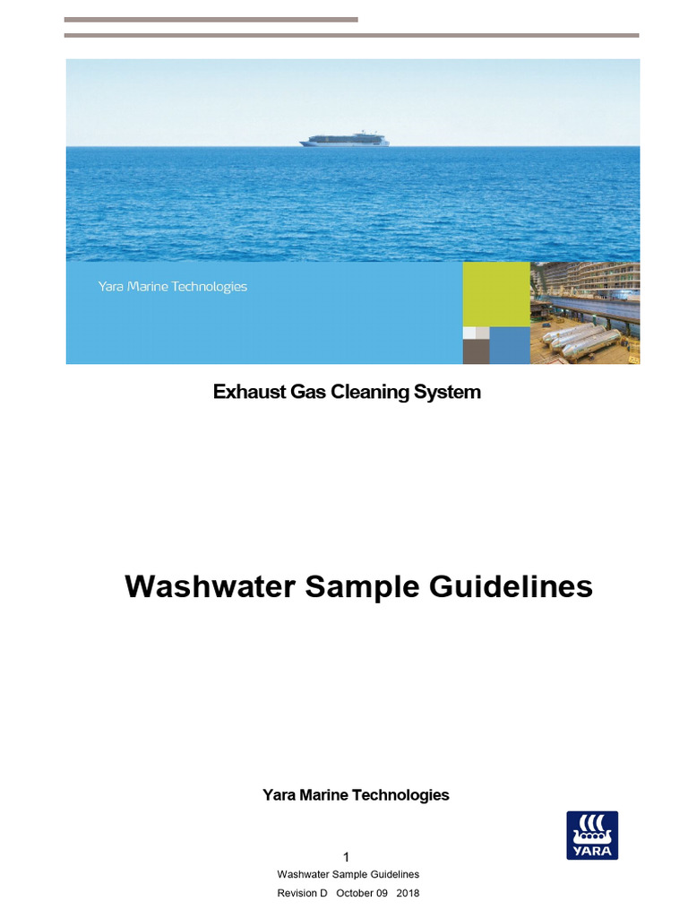 Washwater Sampling Guidelines for EGC | PDF | Pollution