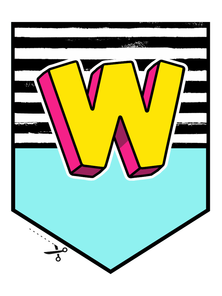 Welcome Classroom Bunting Printable Worksheet Yellow Pink and Blue Bold ...