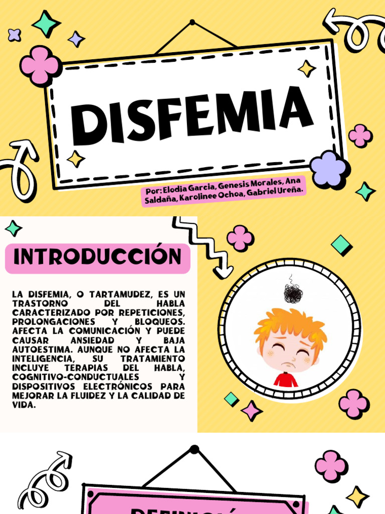 Disfemia: Tratamiento y Tipos de Tartamudez | PDF | Tartamudeo | Ansiedad