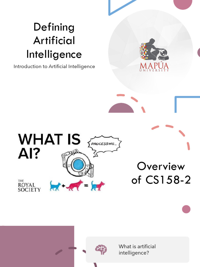 01 Defining Artificial Intelligence | PDF | Artificial Intelligence | Intelligence (AI) & Semantics