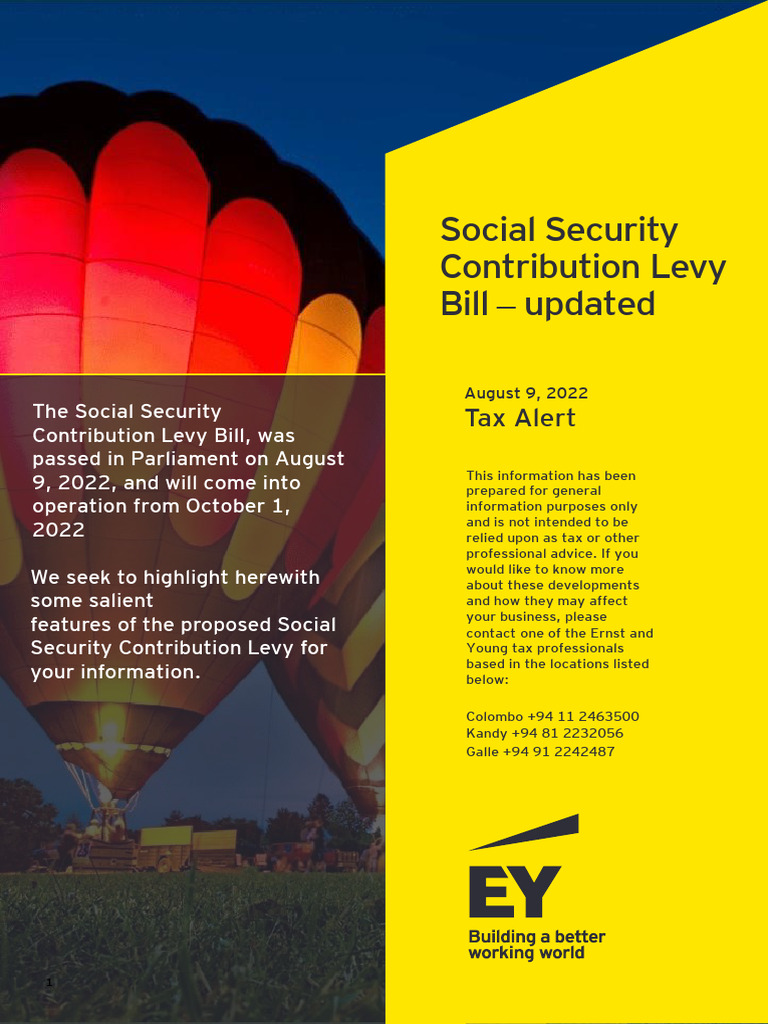 Tax Alert - SSCL Bill | PDF | Taxes | Value Added Tax