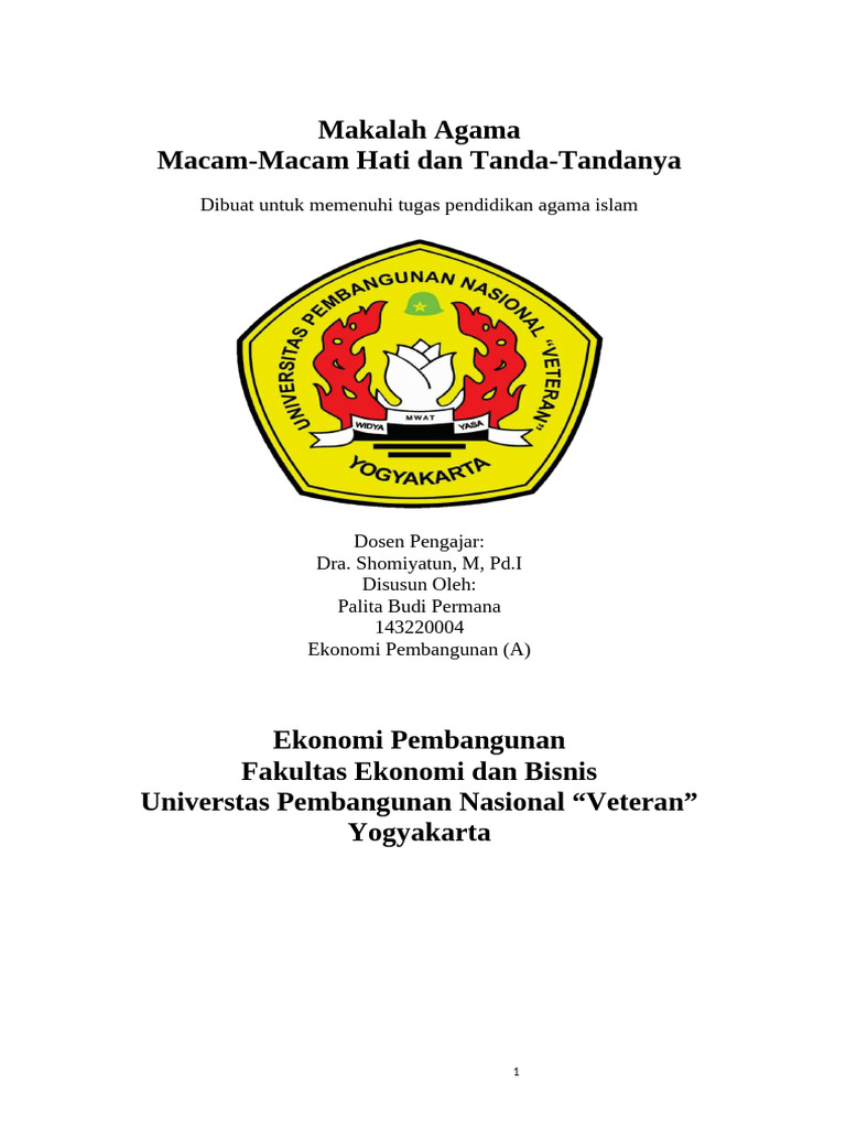 Jenis-Jenis Hati dalam Islam | PDF