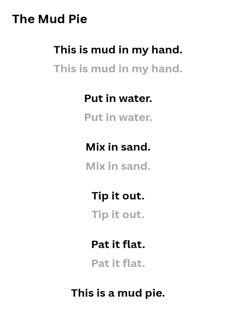 Mud Pie Song Lyrics | PDF