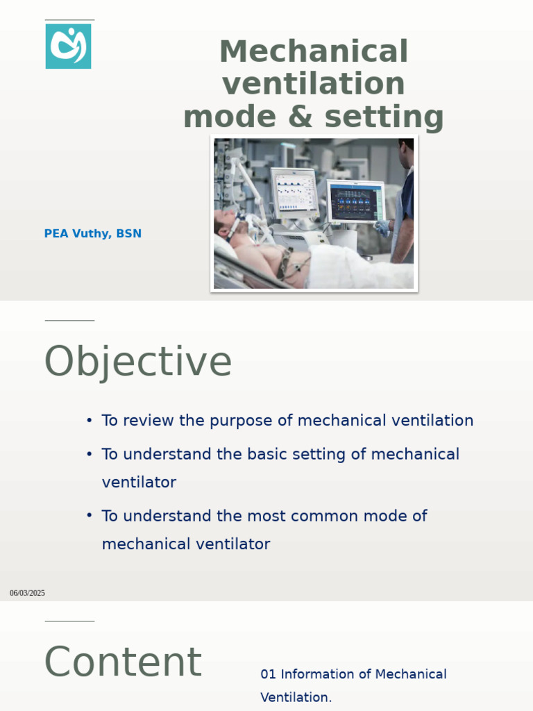 Mechanical Ventilation | PDF | Exhalation | Pulmonology