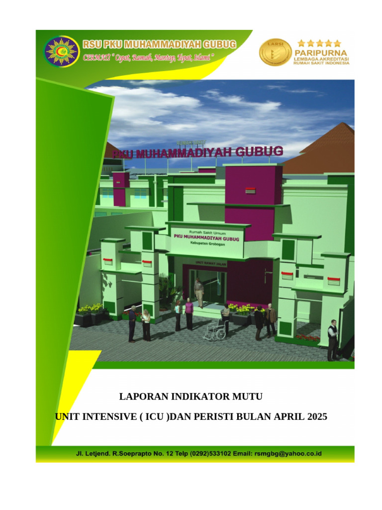 Laporan Mutu Icu Dan Peristi-April-2025 | PDF