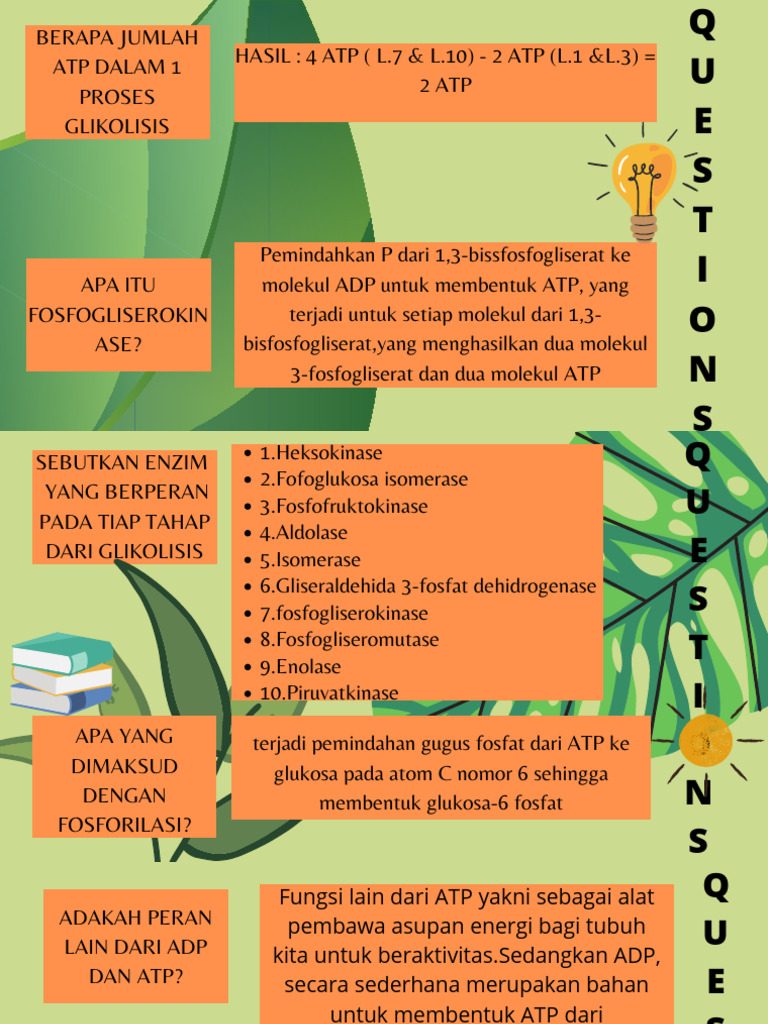 Jumlah ATP dalam Proses Glikolisis | PDF