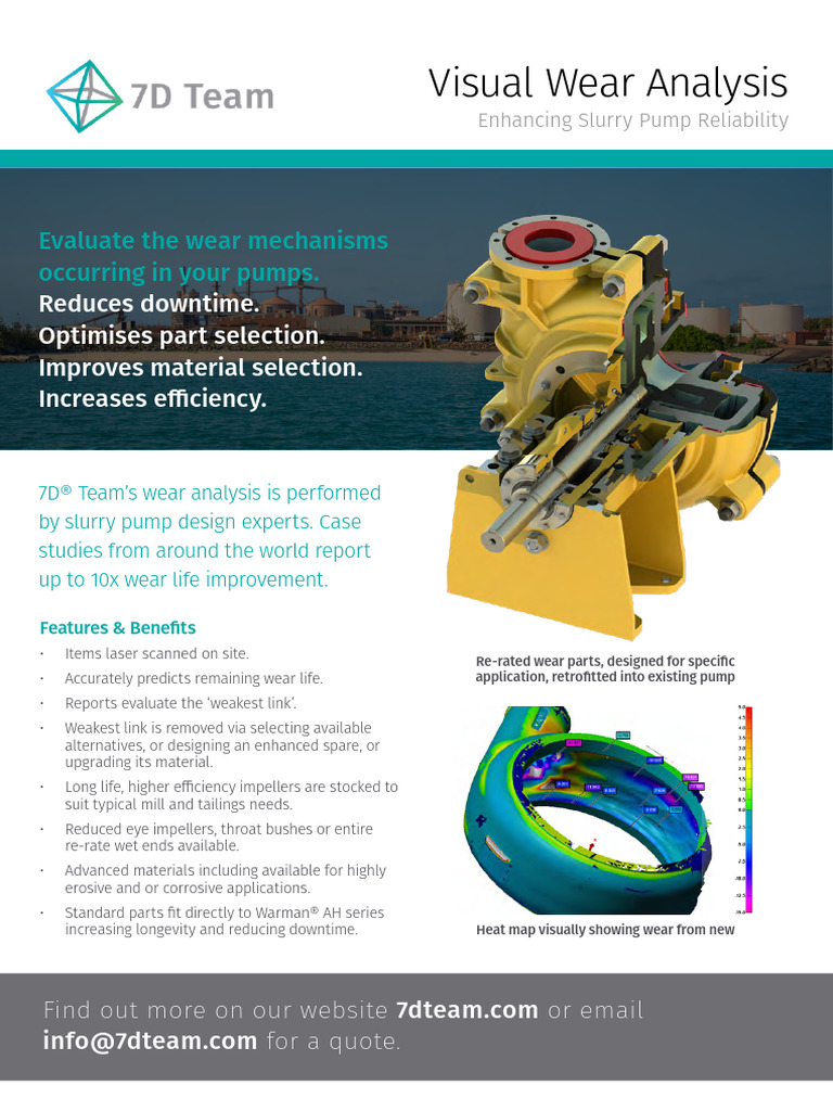 7D Team Visual Wear Analysis Flyer | PDF