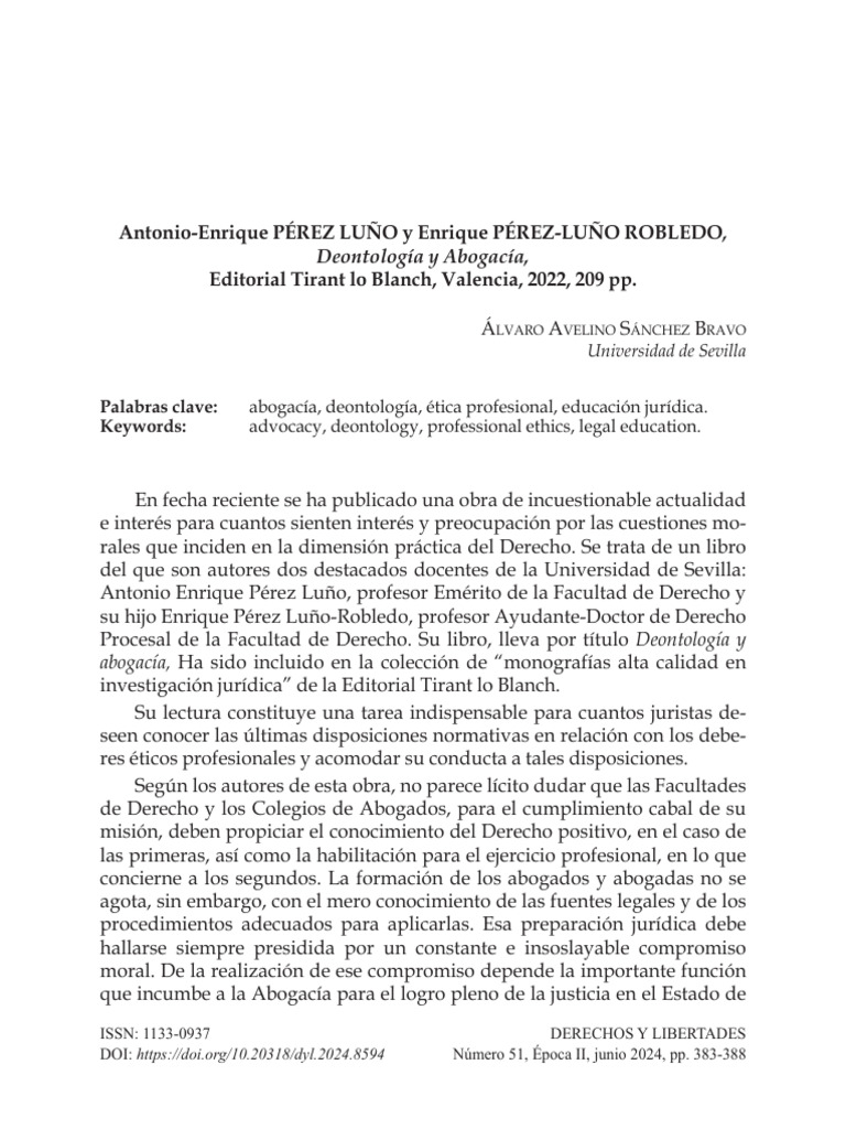 Antonio-Enrique Perez Luno y Enrique Perez-Luno | PDF | Abogado | Justicia