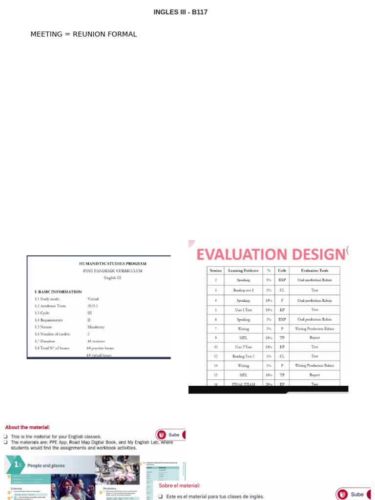 Ingles III - b117.Pptx Clase 1 | PDF