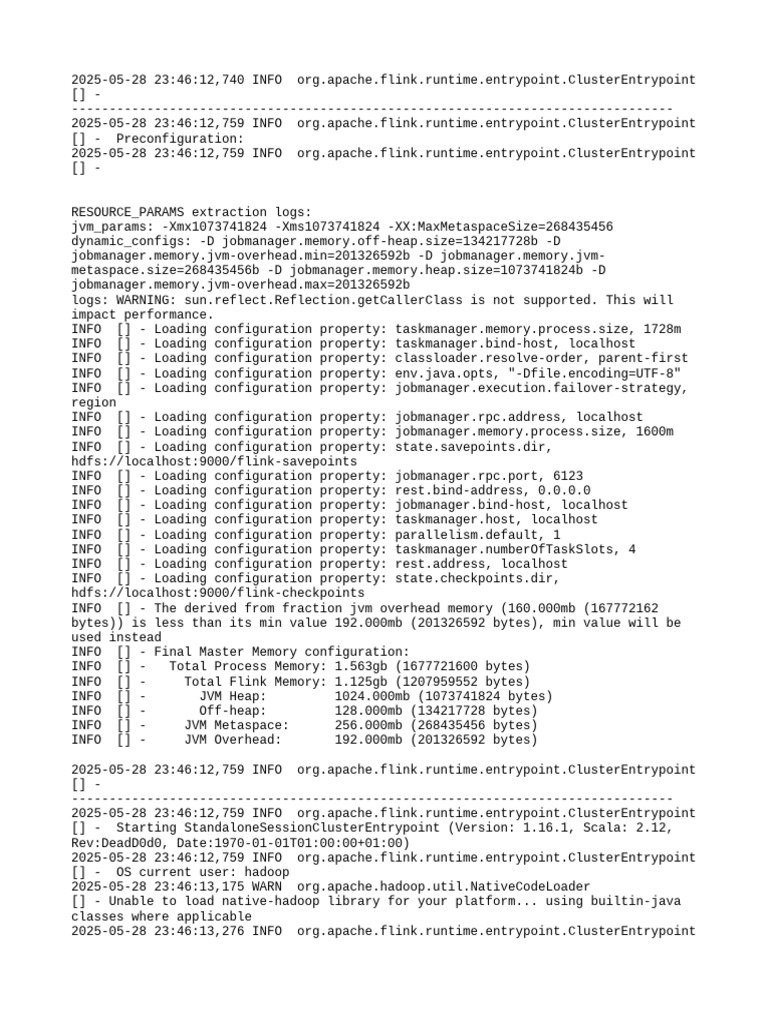 Jobmanager Log | PDF | Java Virtual Machine | Distributed Computing Architecture