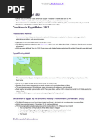 Khedivate of Egypt: 1867-1914 Overview | PDF | Egypt | Government Of Egypt