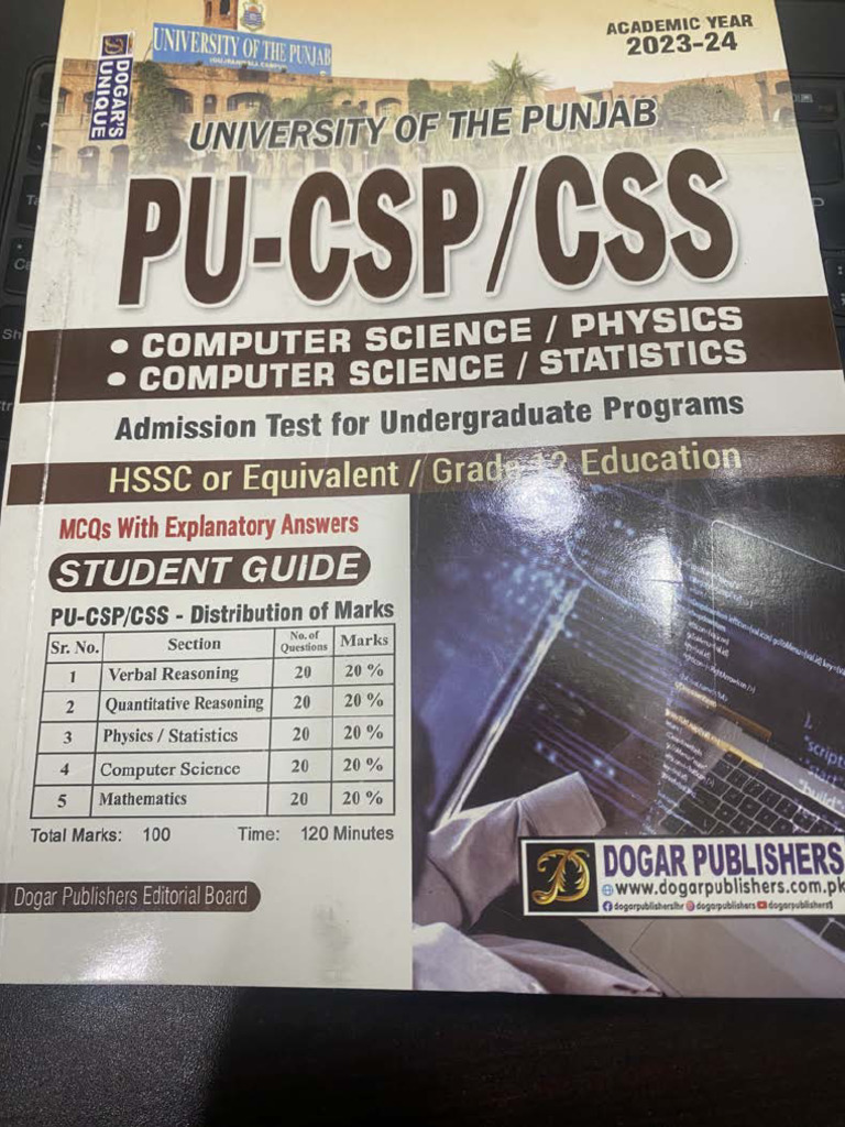 PU CSS-CSP Test Prepration Book . Edit by Shoukat Khan (2) | PDF
