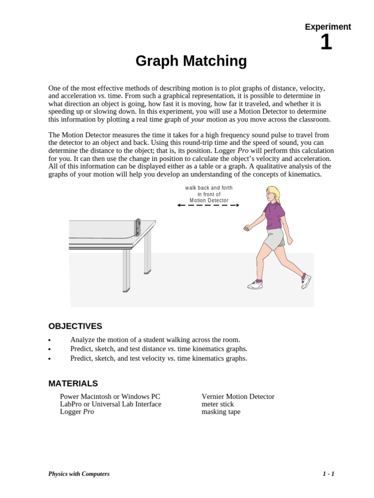 Graph Matching Laboratory | PDF | Velocity | Acceleration