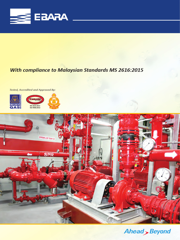 EBARA Fire Pump System Brochure (MS2616) | PDF | Pump | Valve