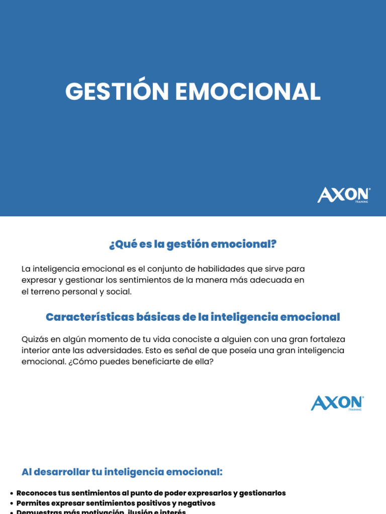 Gestión Emocional | PDF