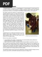 Schmidt Test Hammers Chart | PDF