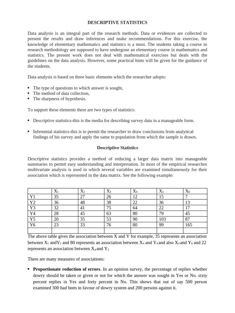 Descriptive and Inferential Statistics | PDF | Standard Deviation | Regression Analysis