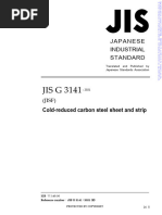 Jis G3134 - SPFH Grades | PDF