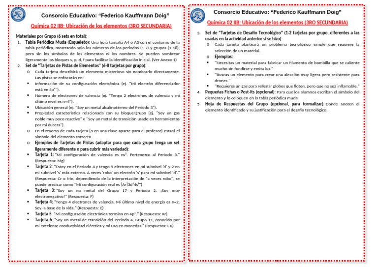 04 Laboratorio Tema 02 Iib Q 3ro | PDF | Metales de transición | Rieles