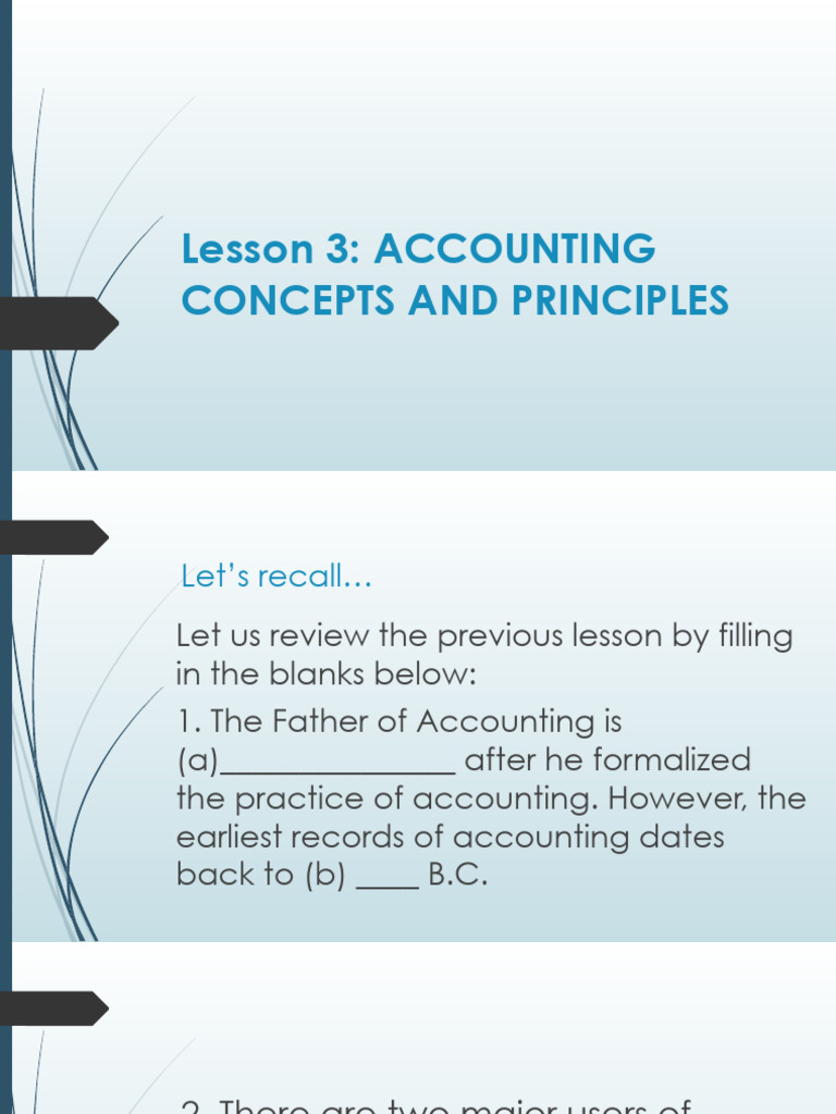 Accounting Concepts and Principles Overview | PDF | Expense | Accounting