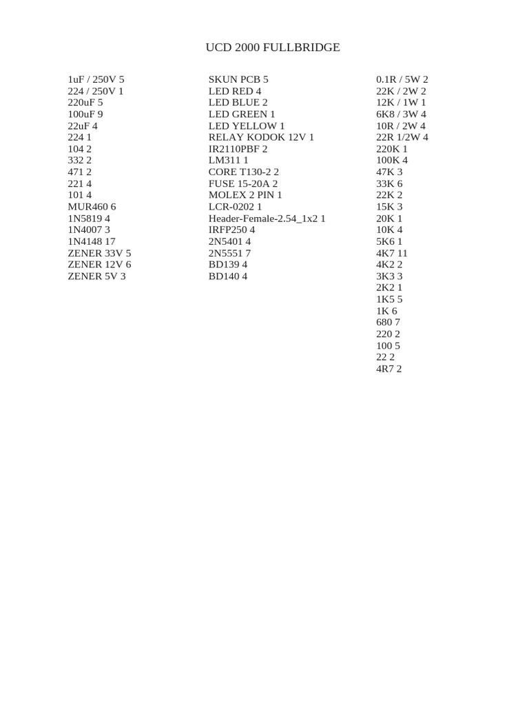 Ucd 2000 Fullbridge | PDF