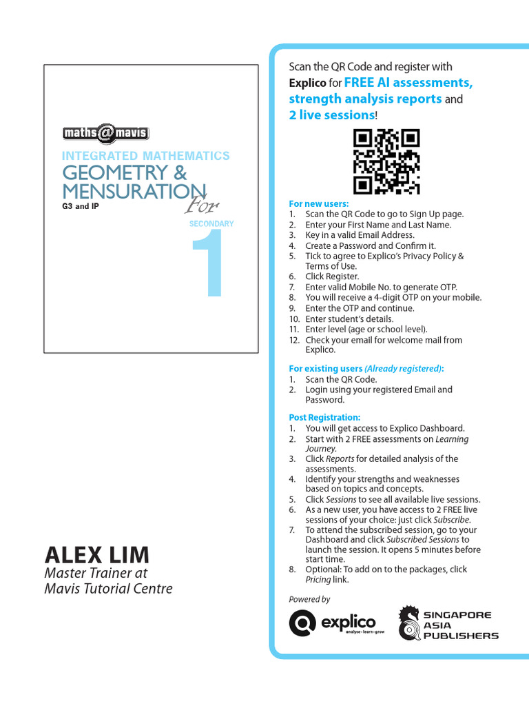 Geometry & Mensuration for Secondary 1 | PDF | Mathematics | Area