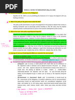 RA 1405 Law On Bank Secrecy of Bank Deposits | PDF | Money Laundering ...