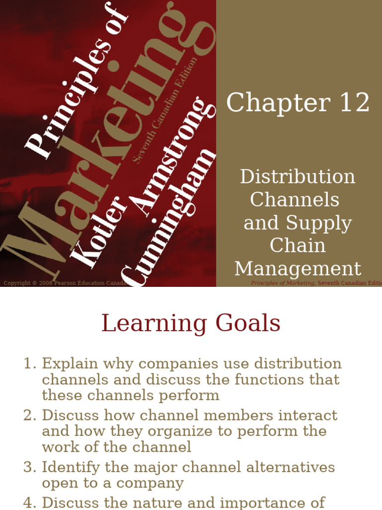 Distribution Channels & Supply Chain Insights | PDF | Logistics | Marketing