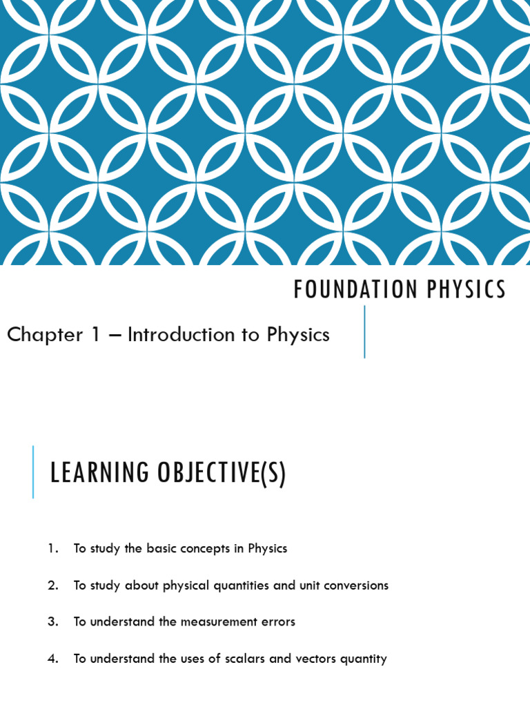 Chapter1 IntroductiontoPhysics | PDF | Observational Error | Euclidean Vector