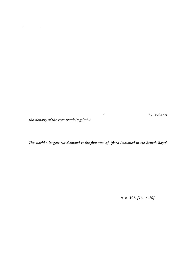 Tutorial 1 Intro To Physics Unit Conversion | PDF