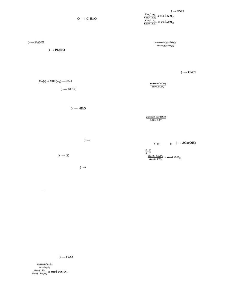 Kisi-Kisi Asat Kimia X 2024-2025 | PDF