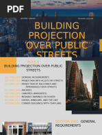 Building Projections Over Public Streets | PDF | Door | Window