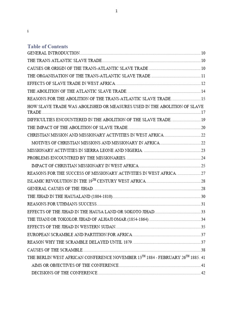 Africa &world History | PDF | Atlantic Slave Trade | Slavery