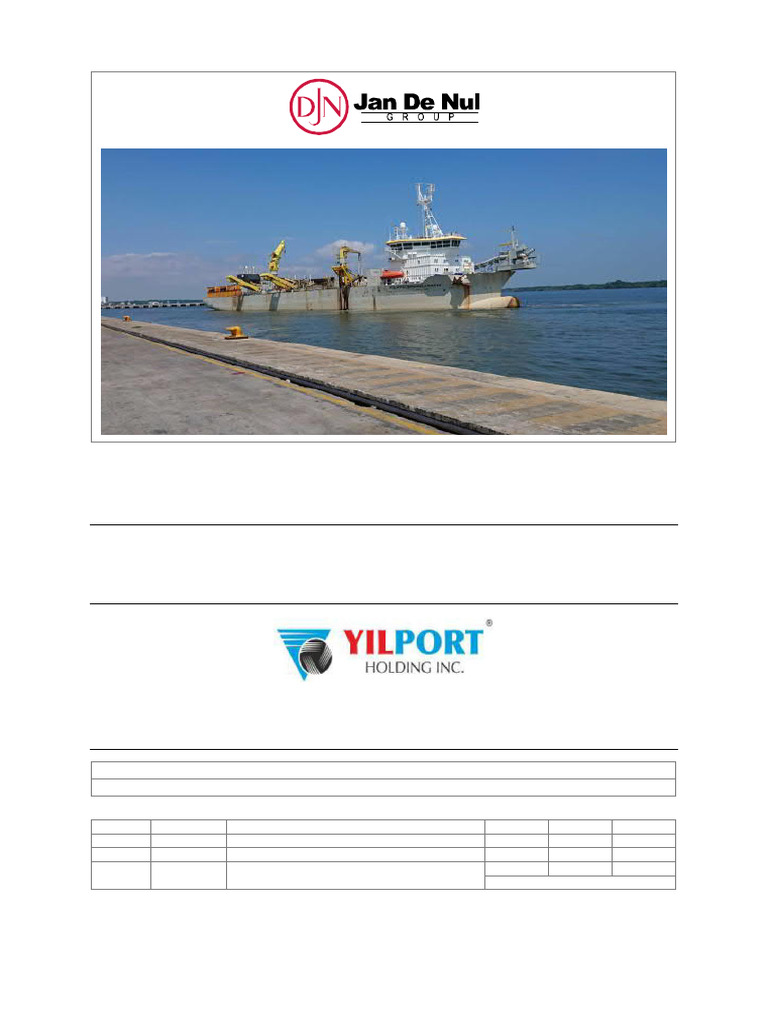 09 Method Statement Maintenance Dredging | PDF | Dredging