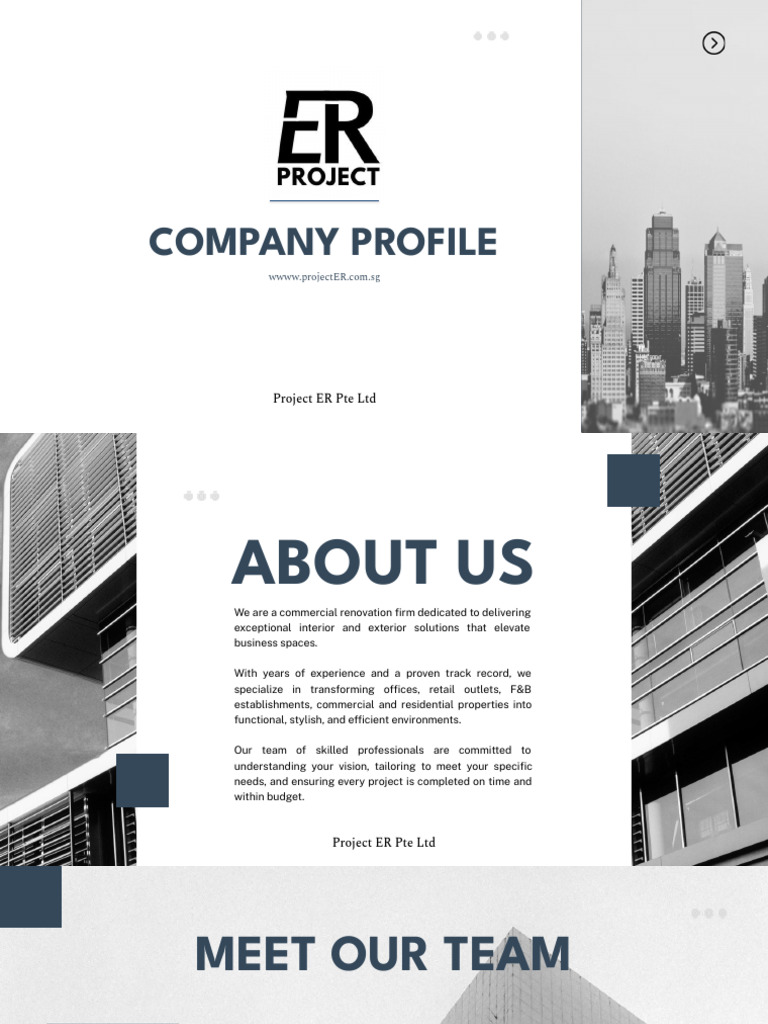 Project ER - Company Profile | PDF | Civil Engineering | Architectural ...