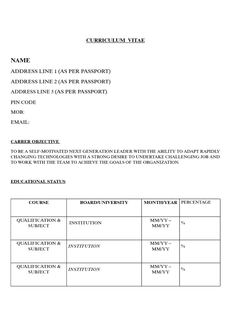 CV DEMO FINAL (6) .Docx - 20250601 - 233055 - 0000 - 1 | PDF